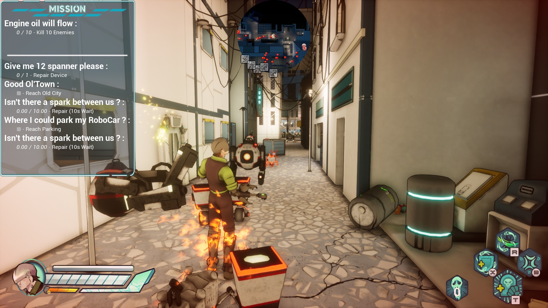 Projet Tentown Heroes réalisé par nos étudiants - Créajeux